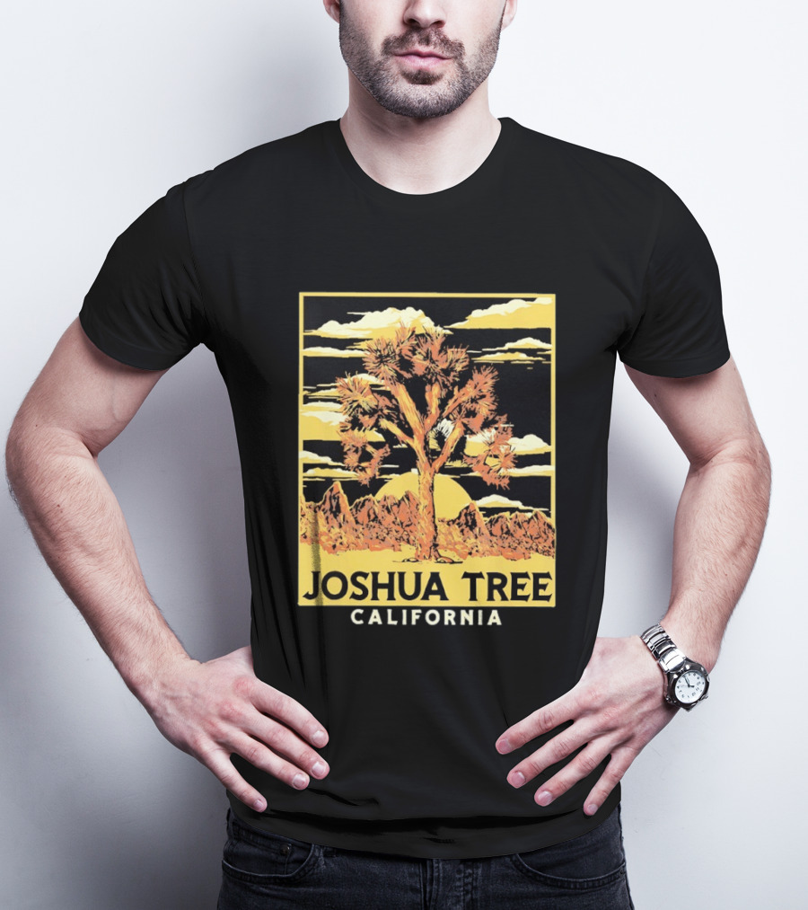 Joshua Tree California Desert Sunset Scenery T-Shirt