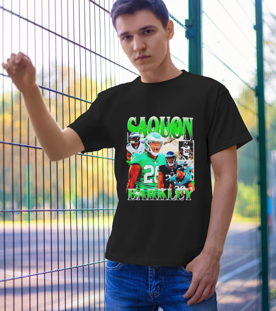 Saquon Barkley 26 Philadelphia Eagles NFL Football 2026 T-Shirt