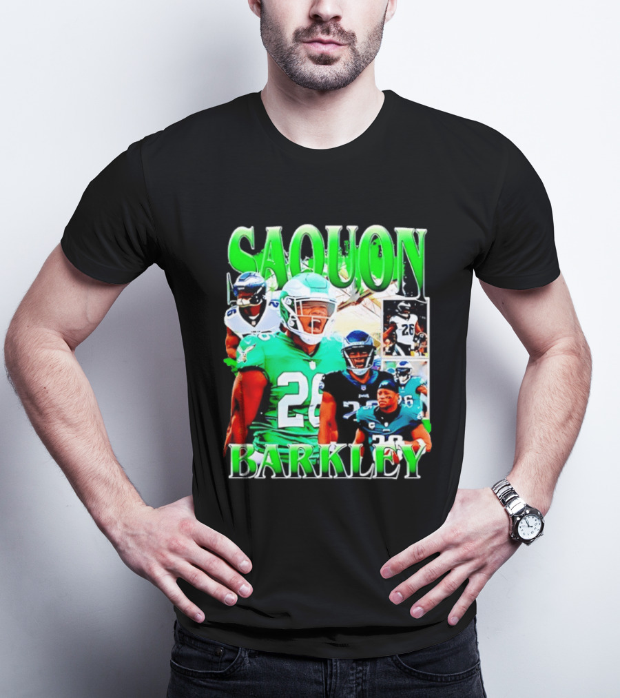 Saquon Barkley 26 Philadelphia Eagles NFL Football 2026 T-Shirt