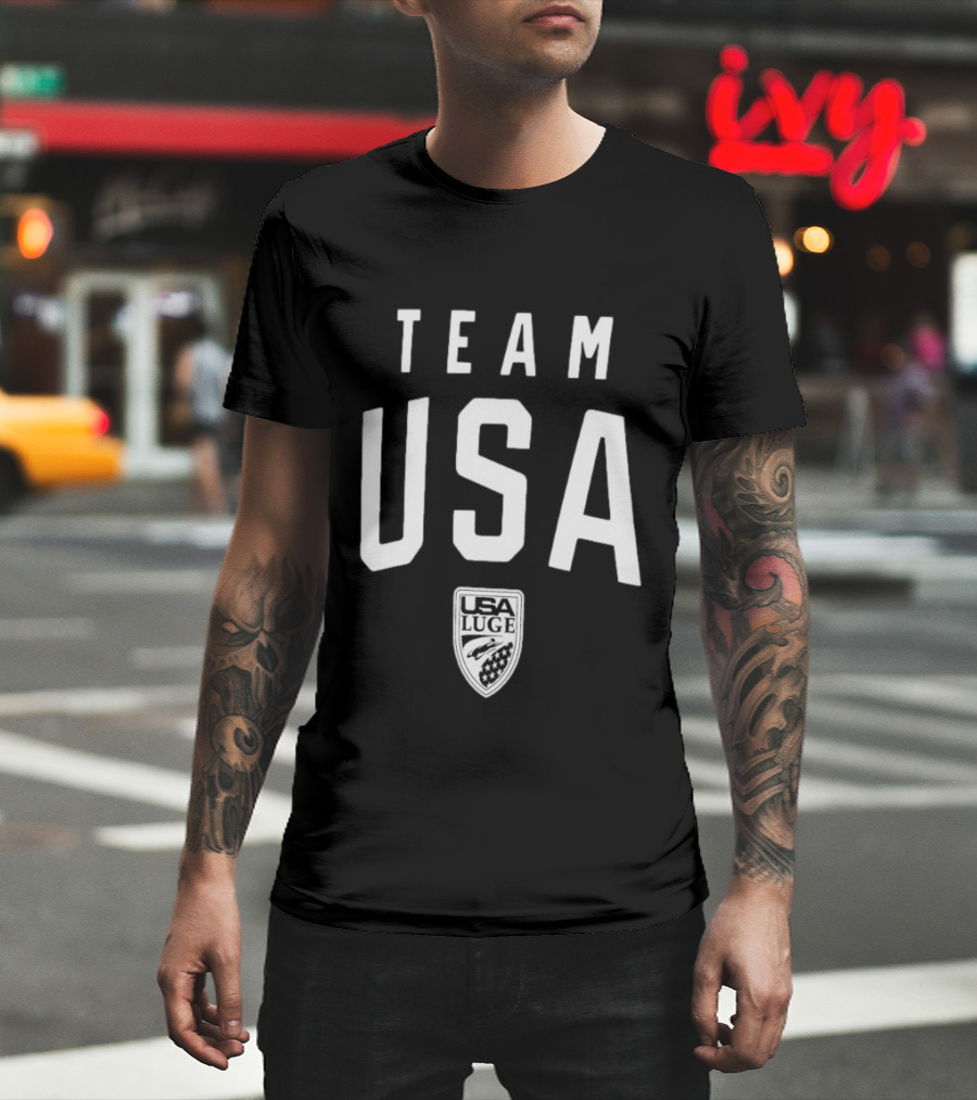Team USA Luge Winter Sports T-Shirt