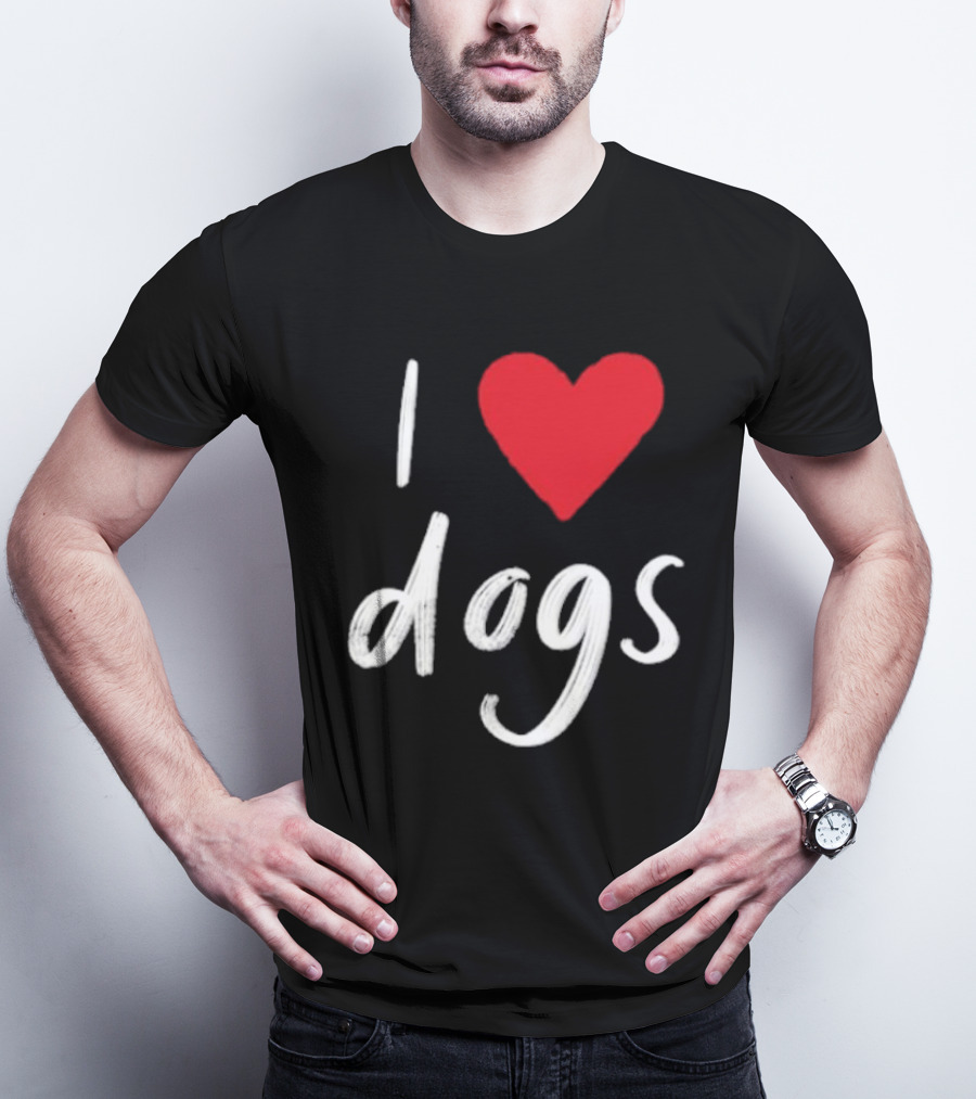 We Rate Dogs I Heart Dogs Love Canine T-Shirt