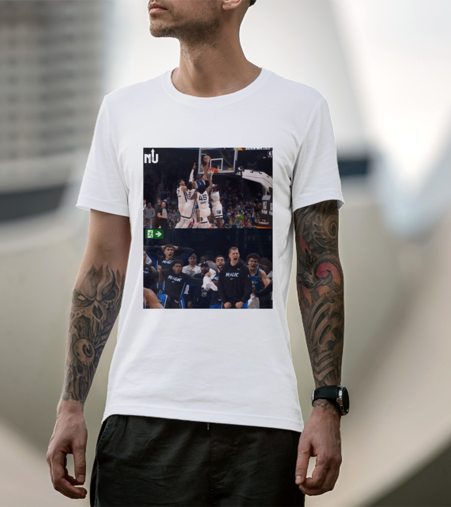 Anthony Black Dunk Against Memphis Grizzlies Magic Reaction T-Shirt
