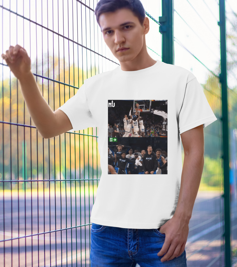 Anthony Black Dunk Against Memphis Grizzlies Magic Reaction T-Shirt