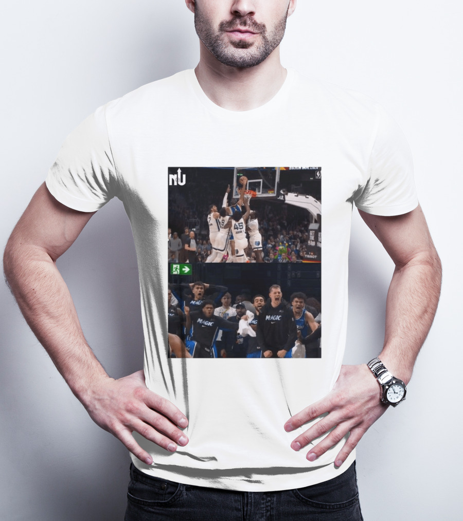 Anthony Black Dunk Against Memphis Grizzlies Magic Reaction T-Shirt