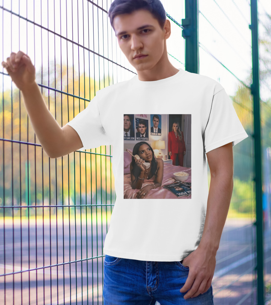 Candace Owens Phone Call Tucker Carlson Nick Fuentes Charlie Kirk S T-Shirt