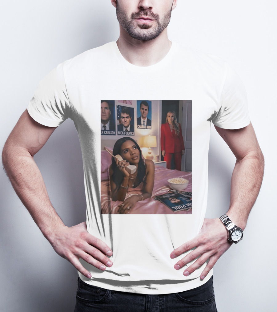Candace Owens Phone Call Tucker Carlson Nick Fuentes Charlie Kirk S T-Shirt