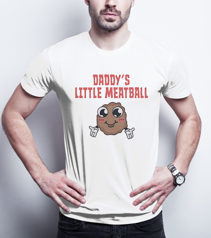 Daddy's Little Meatball Happy Gilmore 2 Fun Cartoon T-Shirt