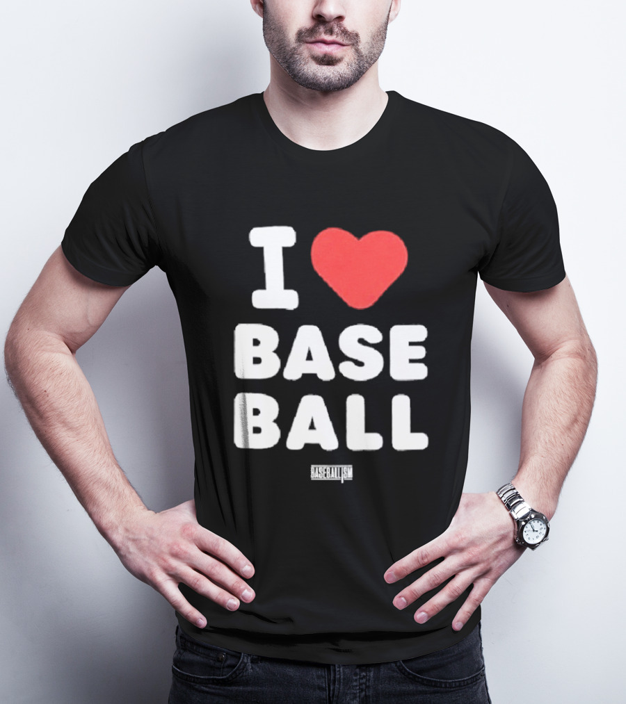 I Heart Baseball Classic Sports Fan T-Shirt