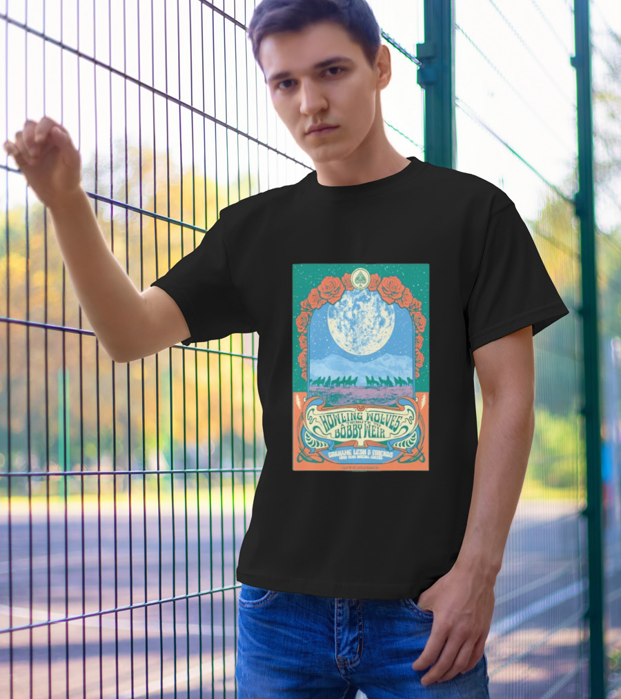 Grahame Lesh And Friends Howling Wolves Tribute To Bobby Weir San Francisco Jan 17 2026 T-Shirt