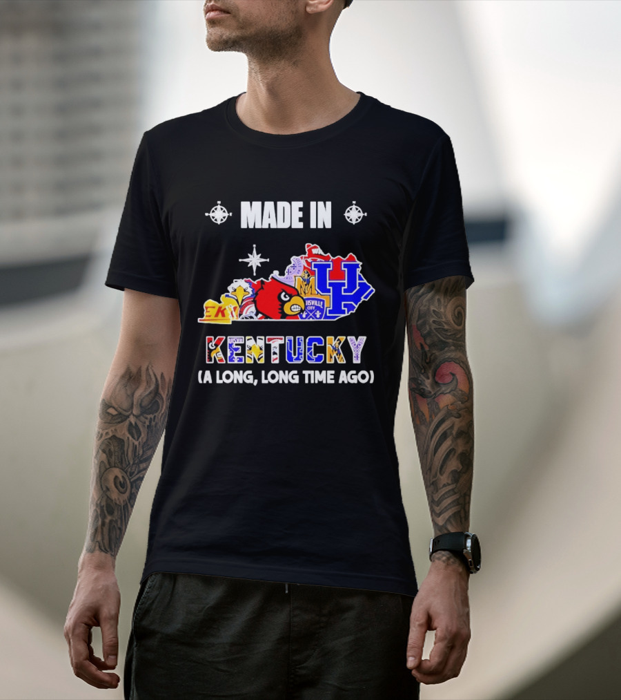 Made In Kentucky UK Louisville City Cardinals Long Time Ago T-Shirt