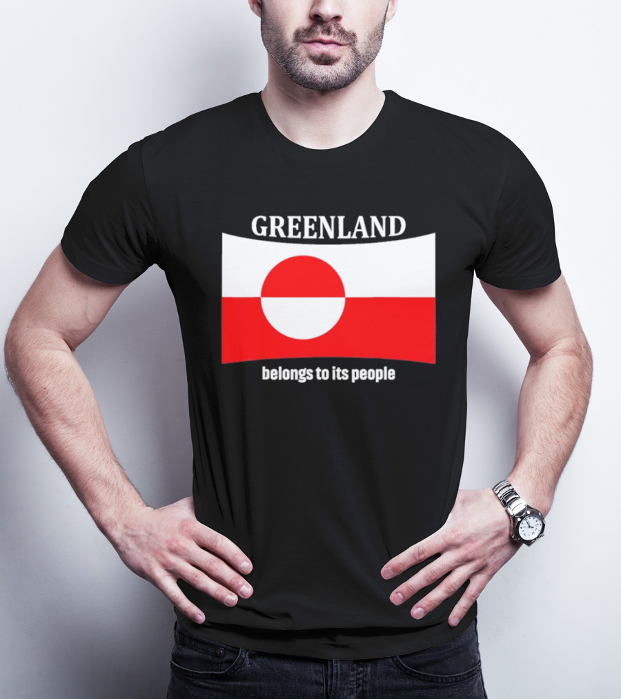 Greenland Flag Symbolizes Independence And Belonging To Its People T-Shirt