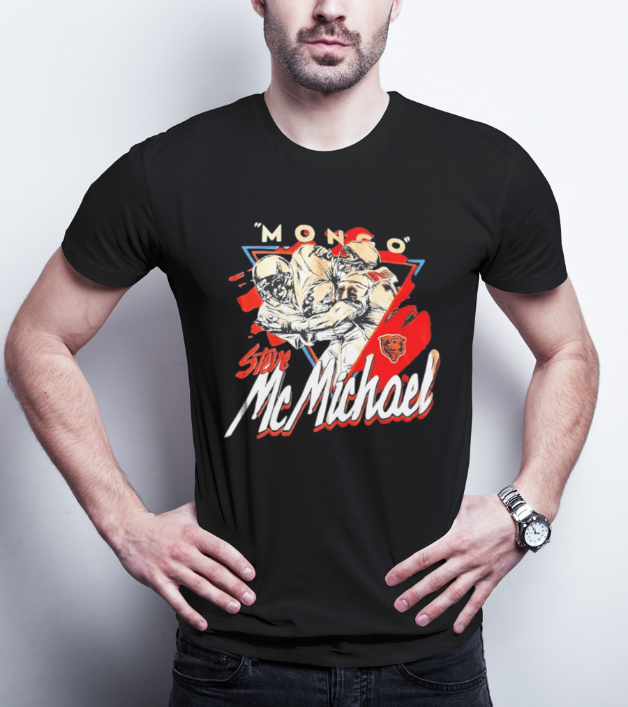 Mongo Steve McMichael Chicago Bears Football Legend T-Shirt