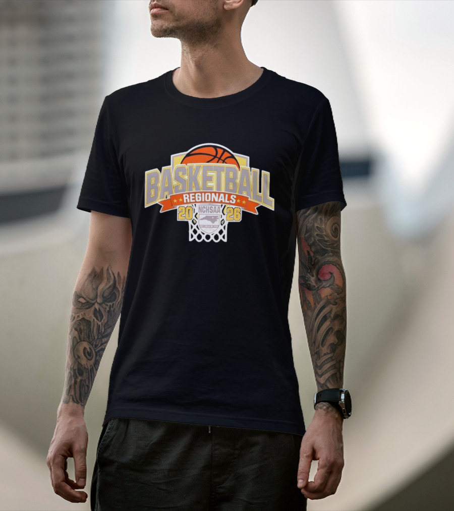 NCHSAA Basketball Regionals 2026 North Carolina Championship Tournament T-Shirt