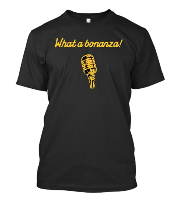 What A Bonanza California Golden Bears Microphone T-Shirt
