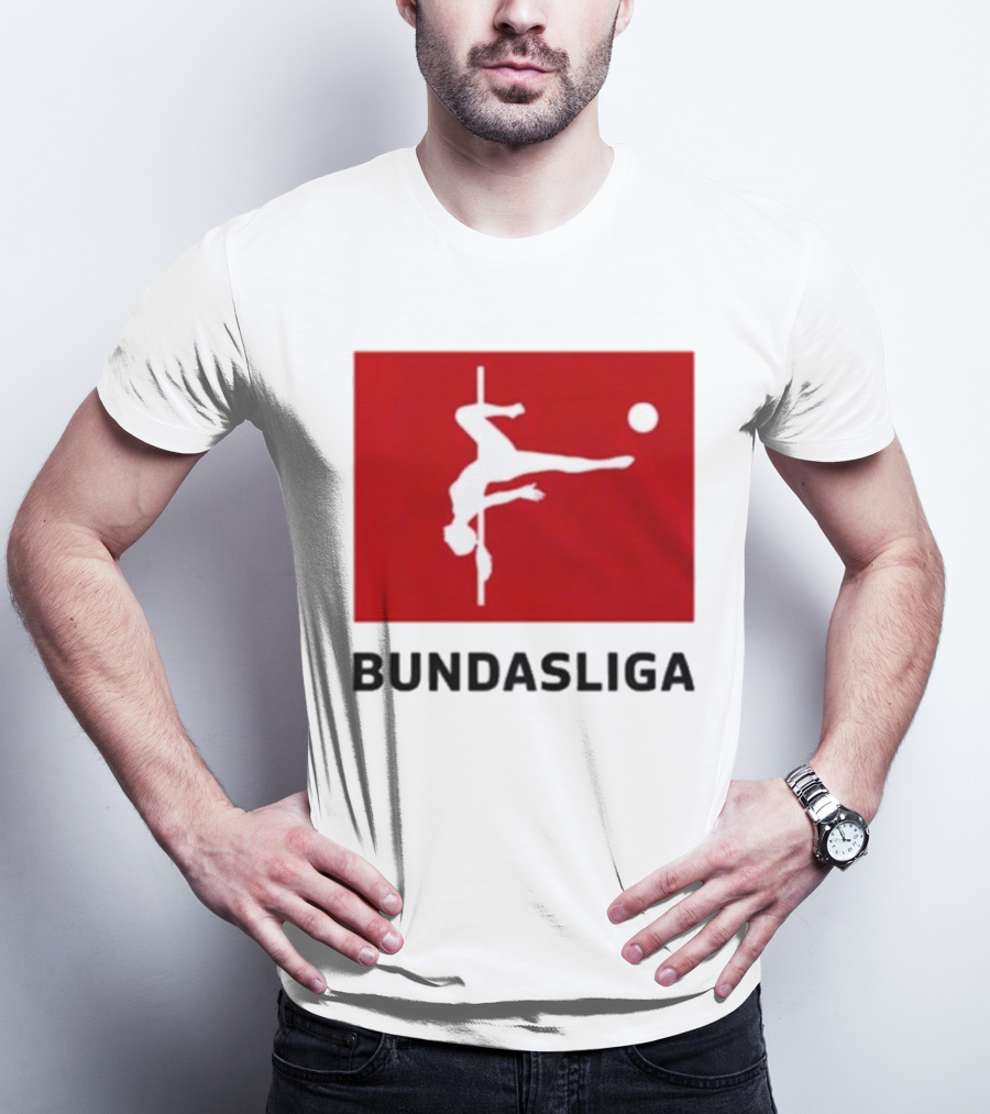 CA$HANOVA BULHAR BUNDASLIGA Parody Soccer Pole Dance Icon Red T-Shirt