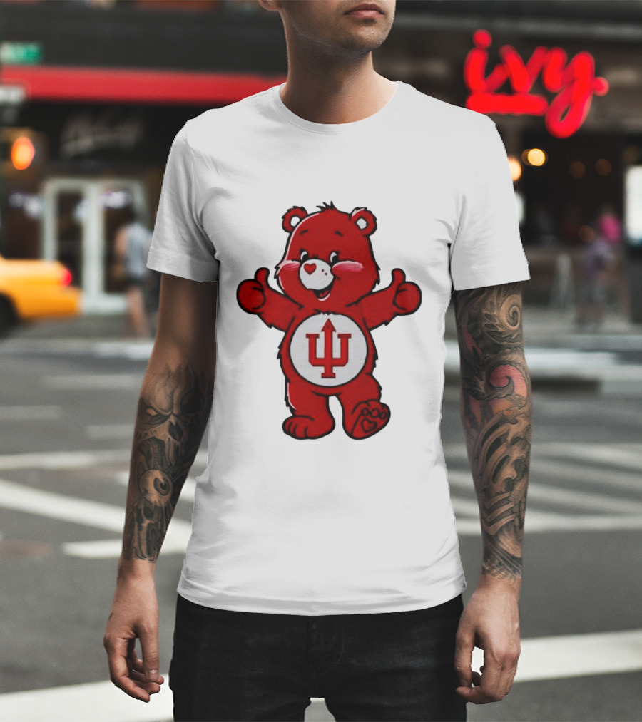 Indiana Hoosiers Bear Mascot Thumbs Up T-Shirt