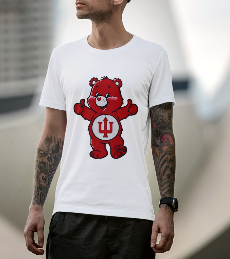 Indiana Hoosiers Bear Mascot Thumbs Up T-Shirt