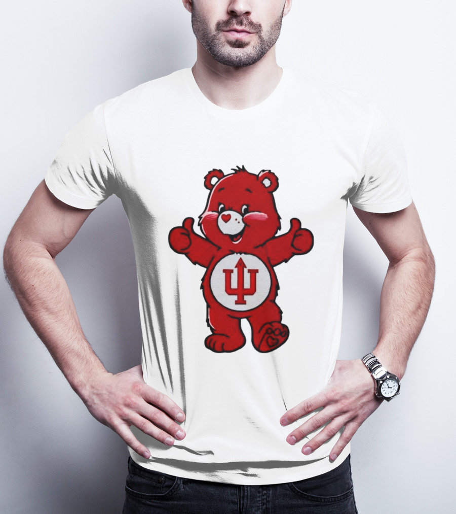 Indiana Hoosiers Bear Mascot Thumbs Up T-Shirt