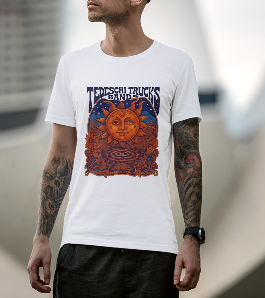 Tedeschi Trucks Band Cosmic Sunflower I Am The Moon Tour T-Shirt