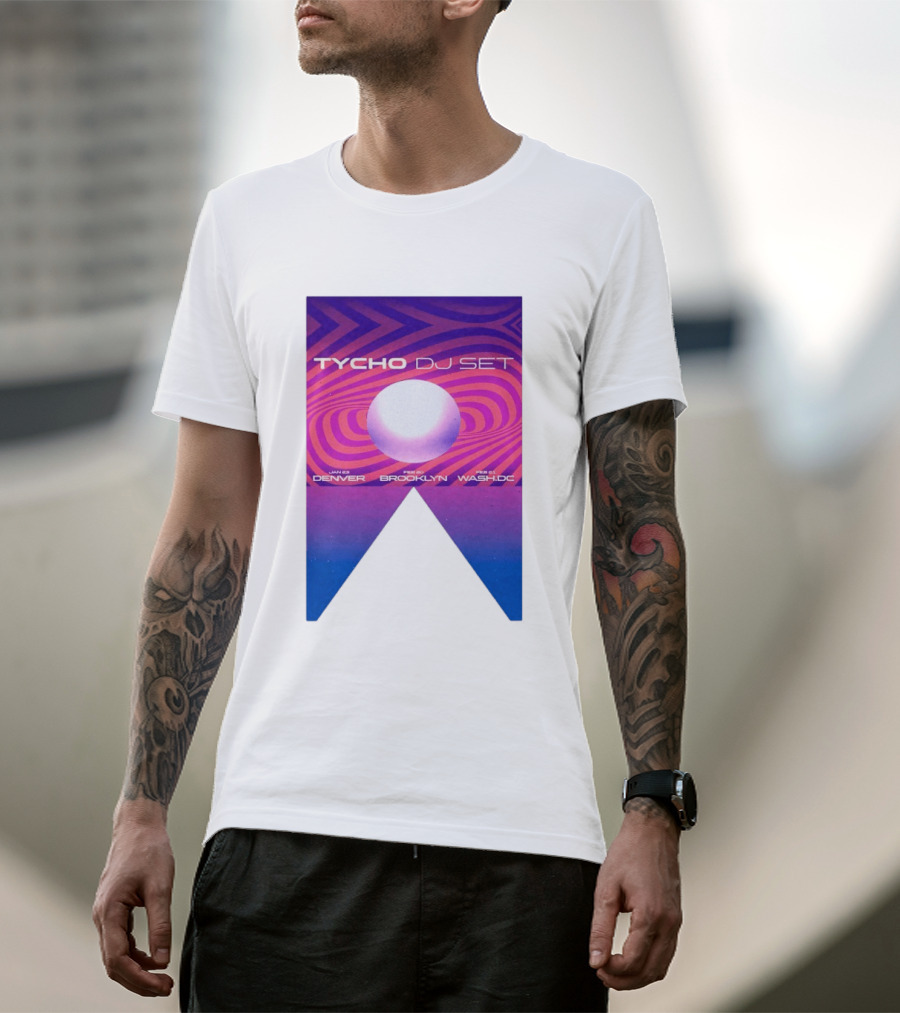 Tycho DJ Set Tour Jan Feb 2026 Denver Brooklyn DC T-Shirt