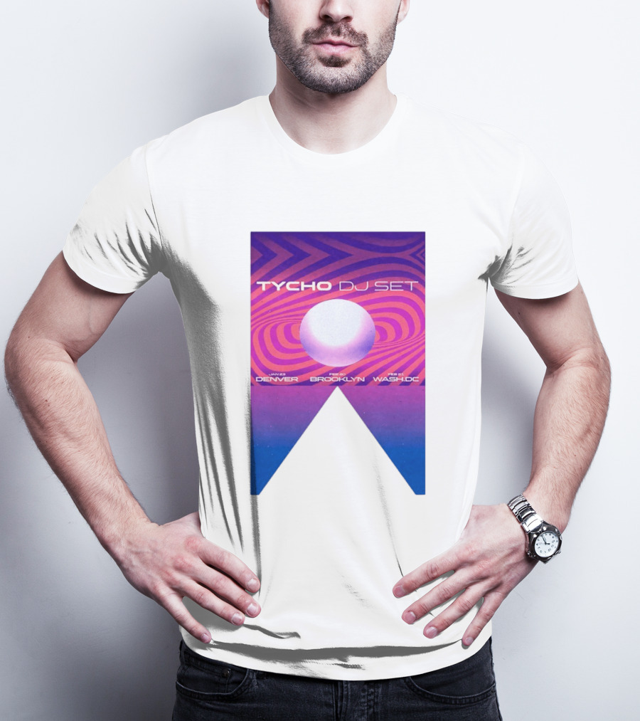 Tycho DJ Set Tour Jan Feb 2026 Denver Brooklyn DC T-Shirt