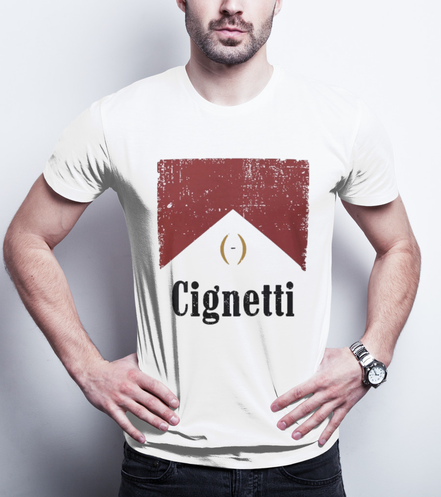 Cignetti Indiana Hoosiers Vintage Red Banner T-Shirt