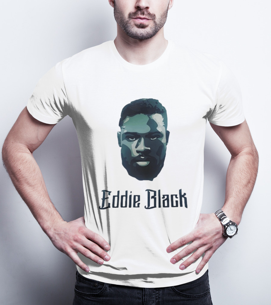 Eddie Black Big Head T-Shirt