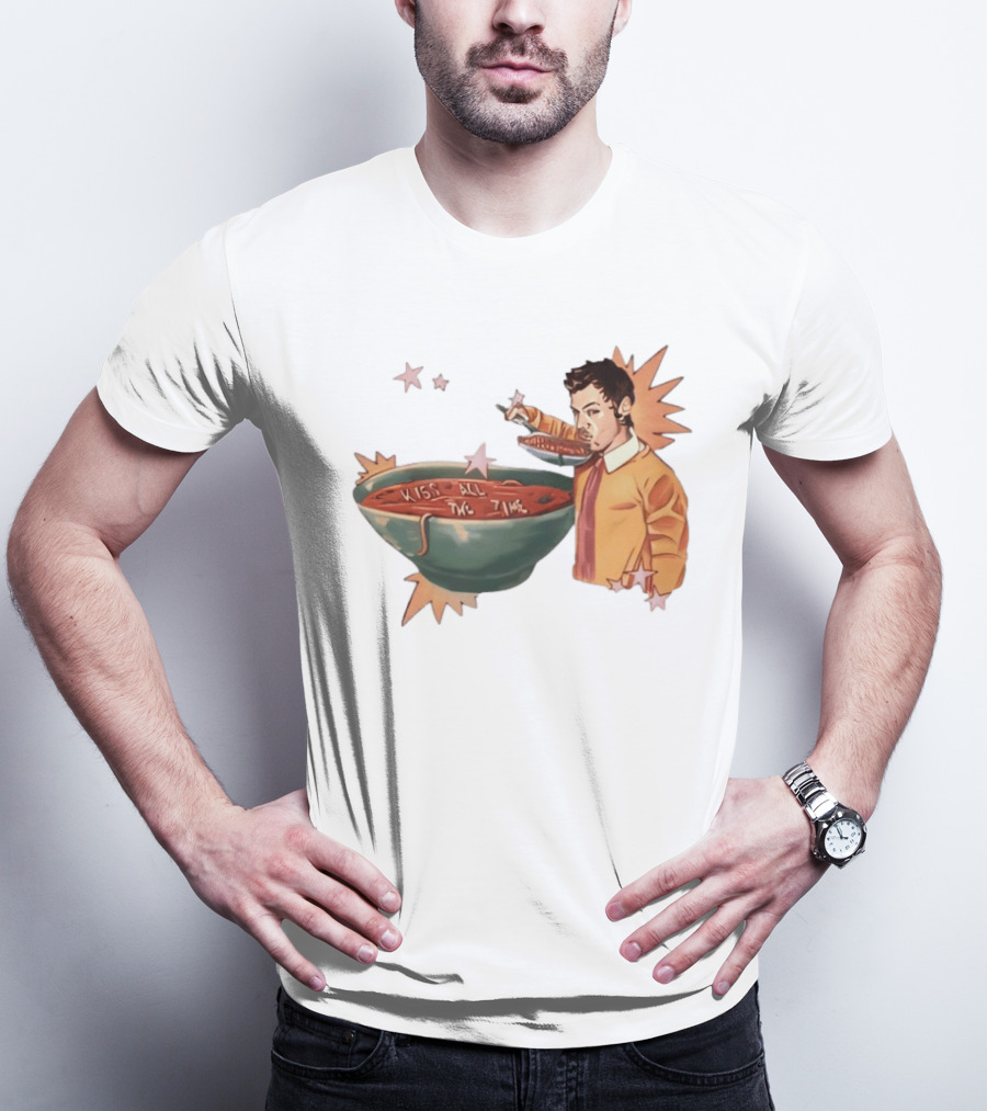 Kiss All The Time Soup Occasionally Stars T-Shirt