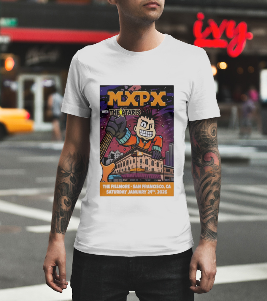 MXPX With The Ataris The Fillmore San Francisco January 24 2026 T-Shirt