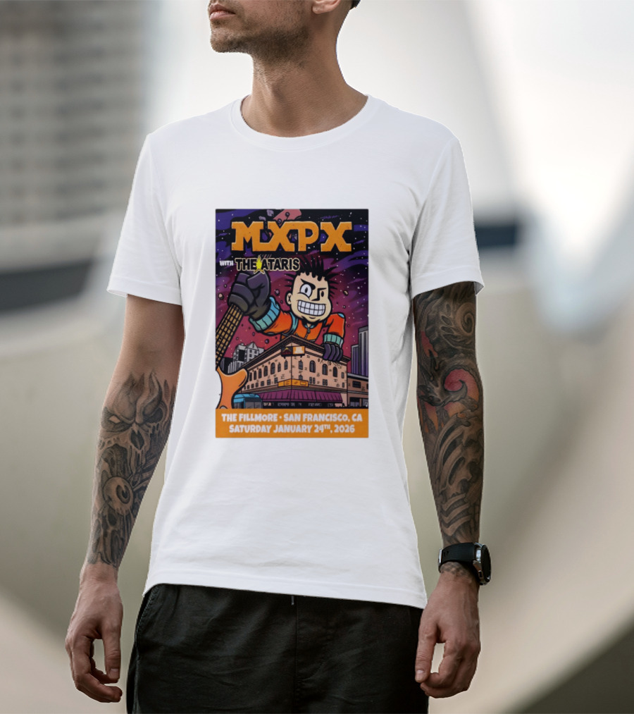 MXPX With The Ataris The Fillmore San Francisco January 24 2026 T-Shirt