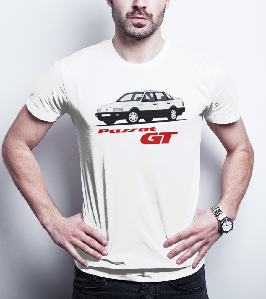Volkswagen Passat GT B3 Classic Vintage Car T-Shirt