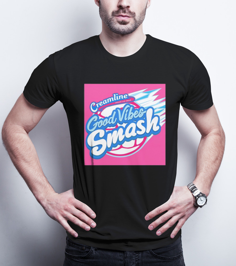 Creamline Good Vibes Smash Creamy Ice Cream Burst T-Shirt
