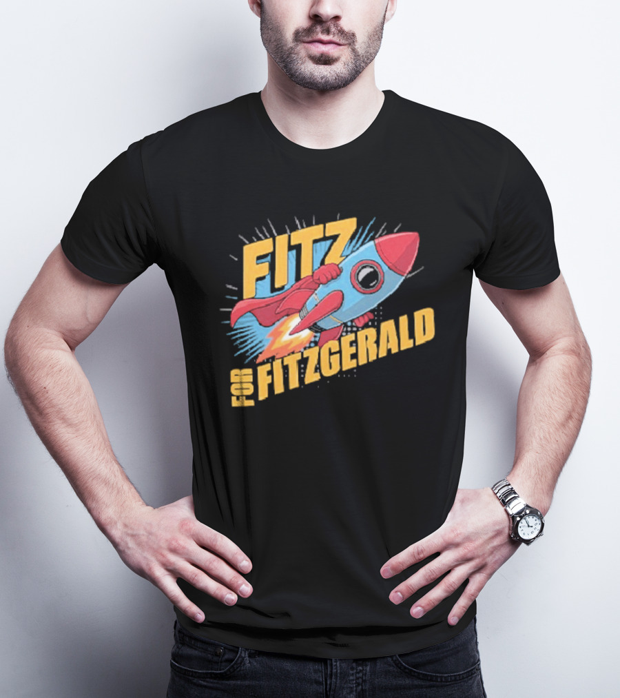 FITZ For FITZGERALD Rocketship T-Shirt