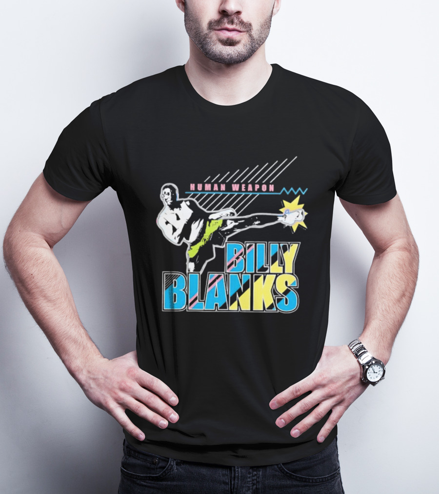 Human Weapon Billy Blanks Retro Kick Action T-Shirt