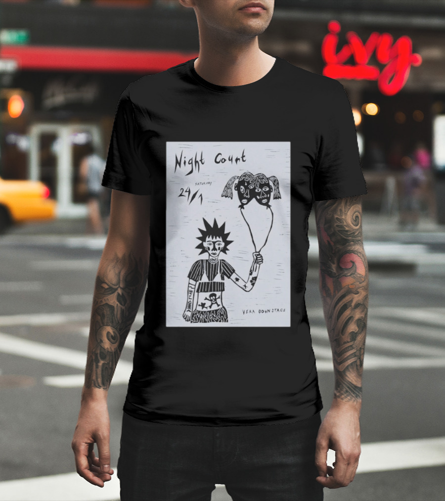 Night Court January 24 Vera Downstage Groningen NL Punk T-Shirt