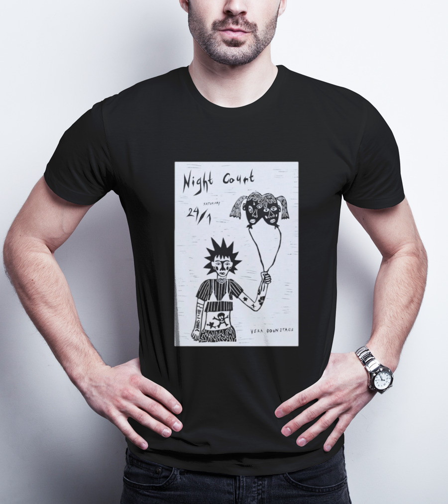 Night Court January 24 Vera Downstage Groningen NL Punk T-Shirt