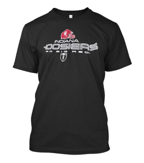 Indiana Hoosiers Go Big Red Helmet Football Team Spirit T-Shirt
