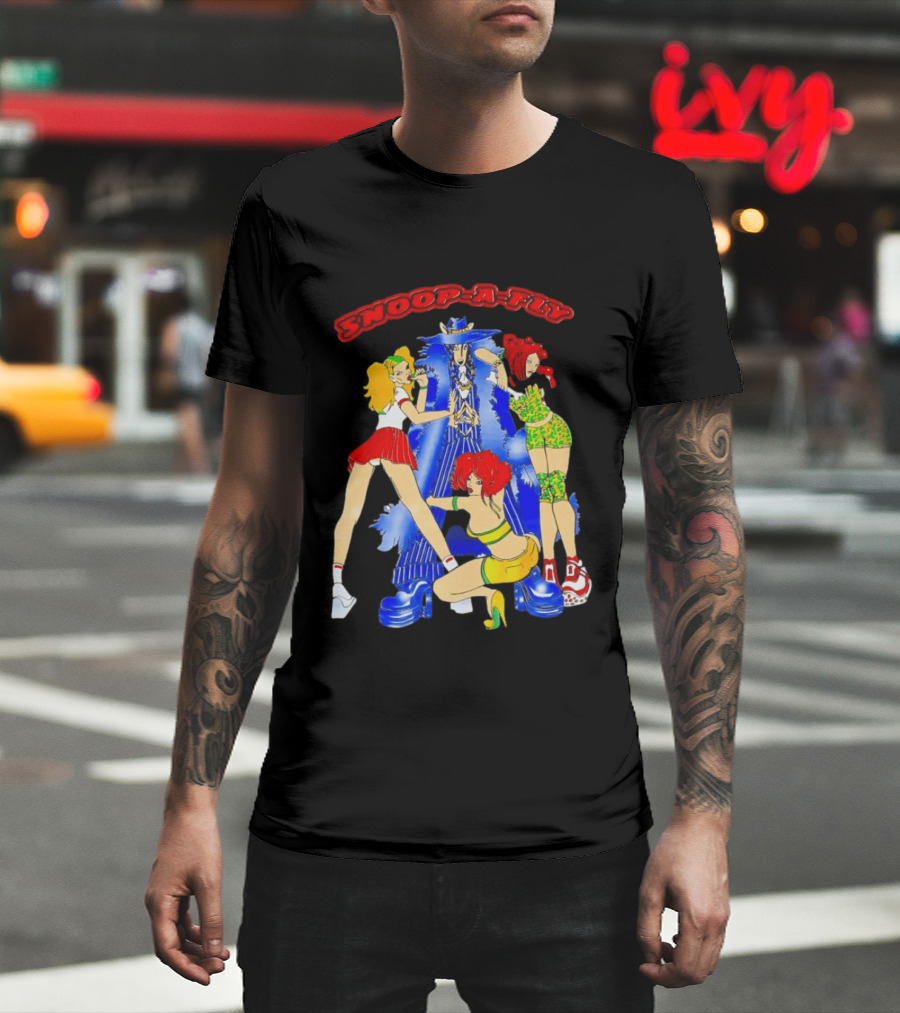 Snoop Doggy Dogg Snoop A Fly Anime Girls Colorful T-Shirt