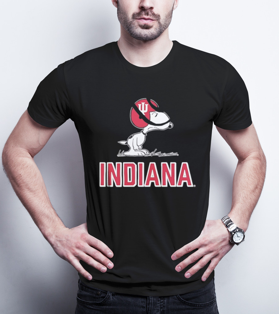 Snoopy Indiana Hoosiers Football Peanuts IU T-Shirt