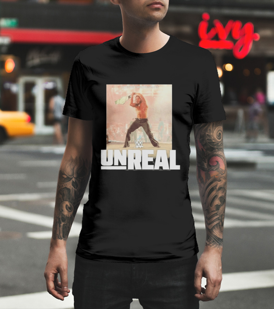 A Netflix Sports Series WWE Seth Rollins Unreal Championship Moment T-Shirt