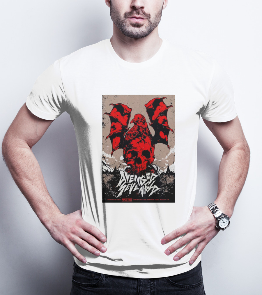 Avenged Sevenfold January 20 2026 Bogota Movistar Arena Mad Tree Special Guest T-Shirt