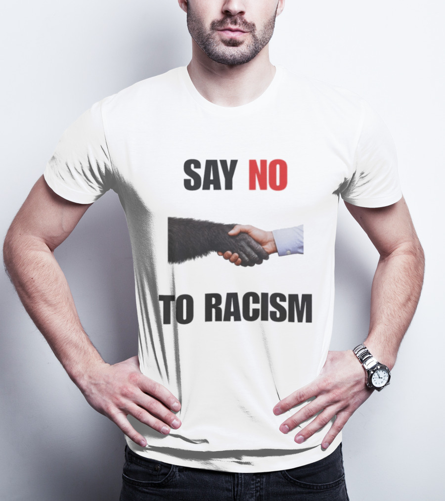 Say No To Racism Handshake Campaign T-Shirt