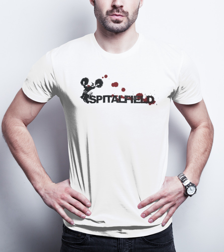 Spitalfield Band Blood Splatter Grunge T-Shirt
