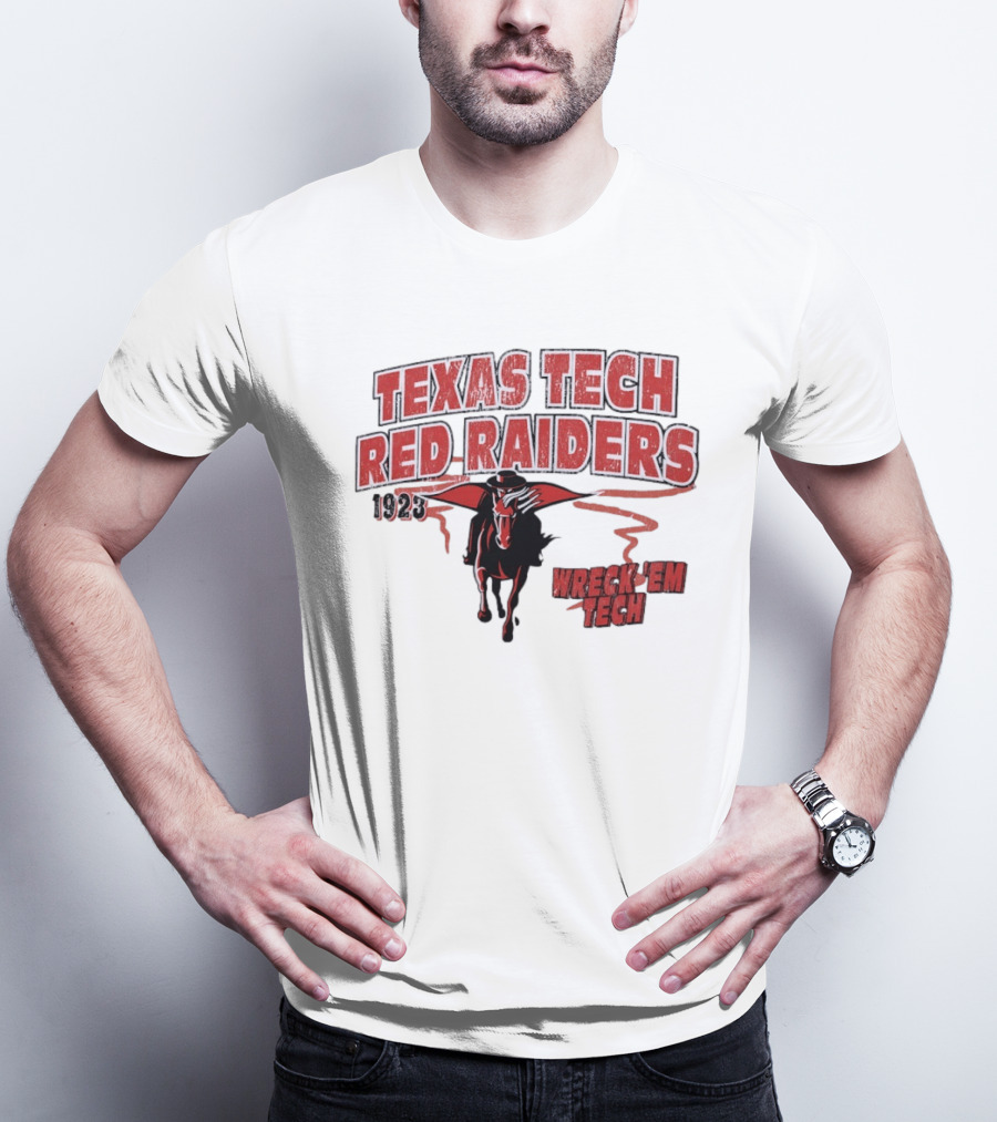 Texas Tech Red Raiders 1923 Wreck 'Em Tech Horse T-Shirt