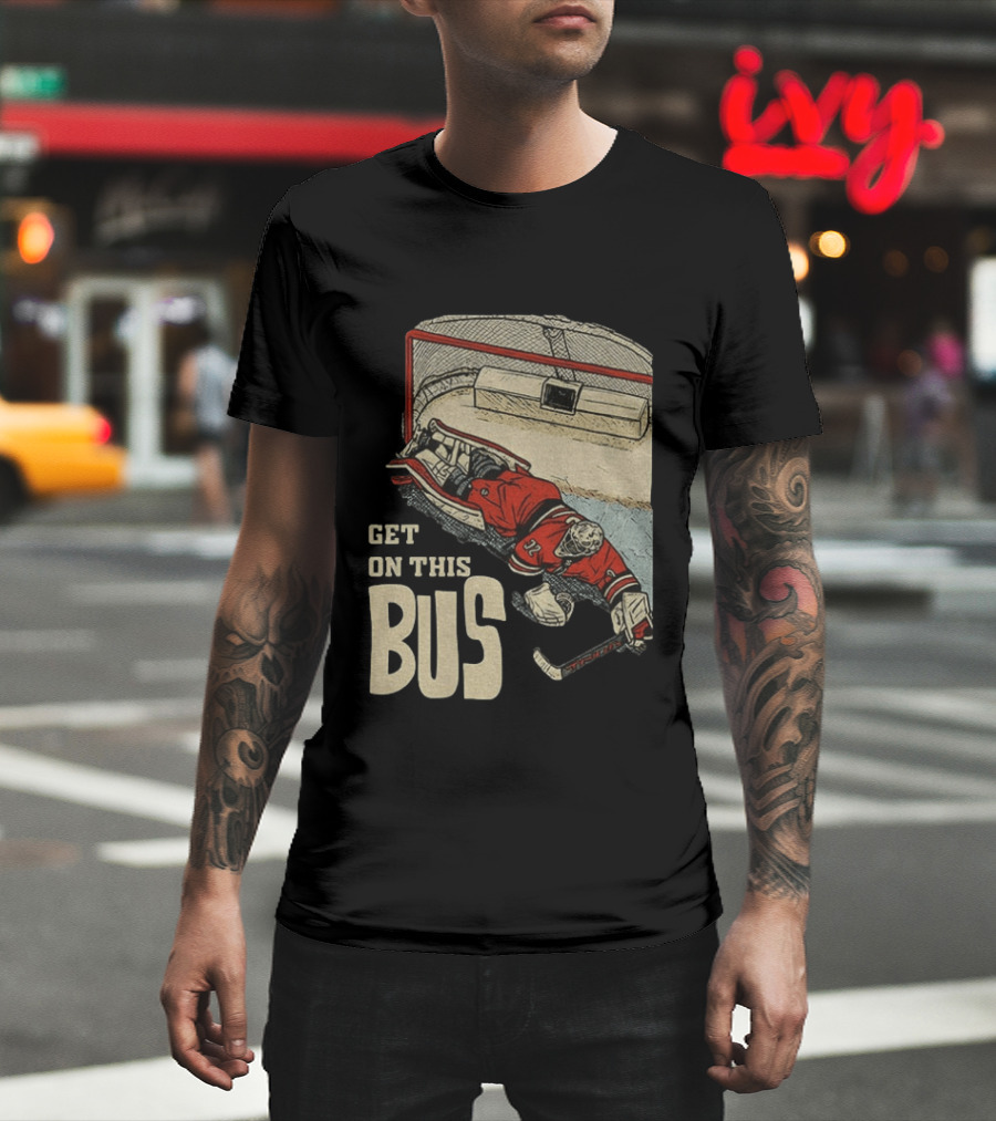 Brandon Bussi Carolina Hurricanes Get On This Bus NHL T-Shirt