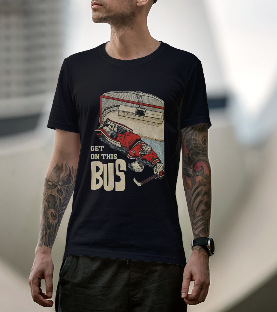 Brandon Bussi Carolina Hurricanes Get On This Bus NHL T-Shirt