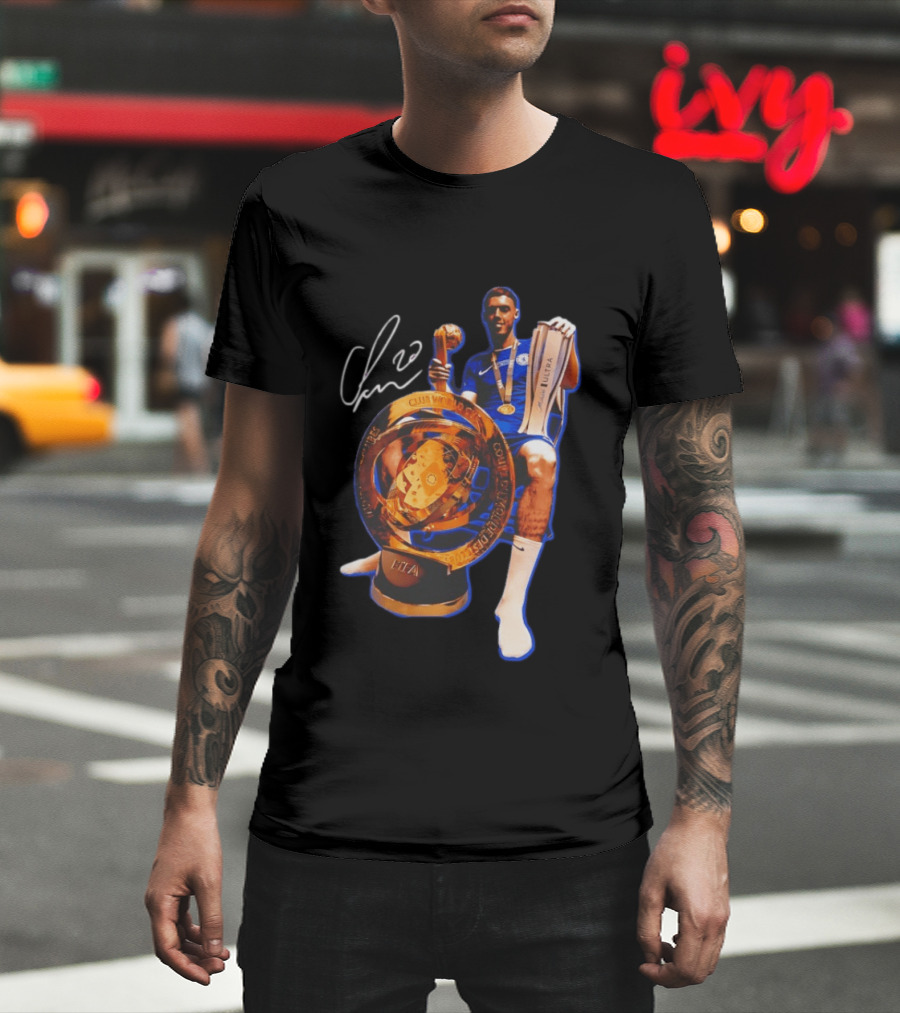 Cole Palmer Club World Cup FIFA Trophy Celebration T-Shirt