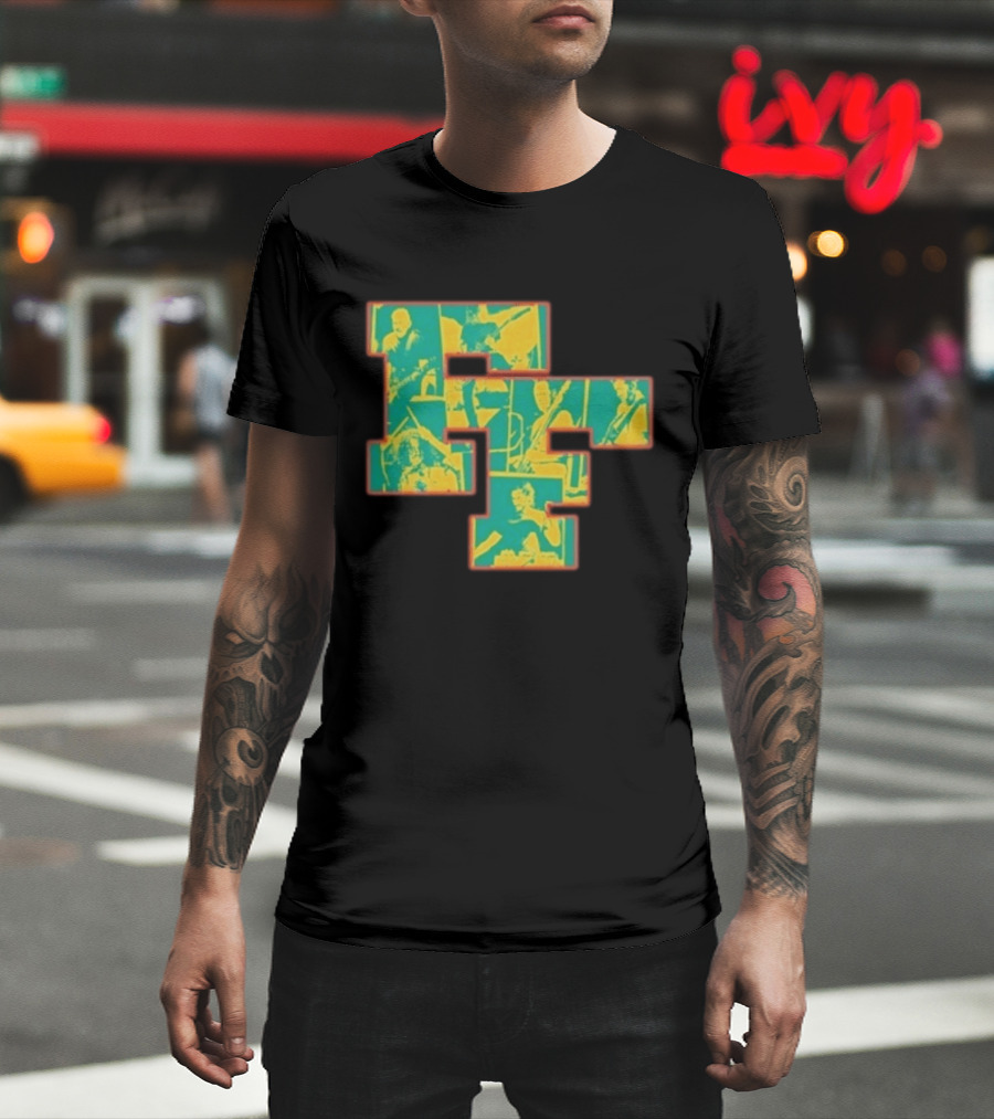 Foo Fighters 2026 FF Tasmania Tour Collage Imagery Of Band Members T-Shirt
