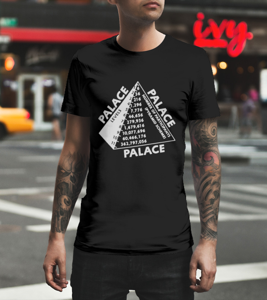 Louis Tomlinson New Tattoo Palace Pyramid Number Scheme T-Shirt