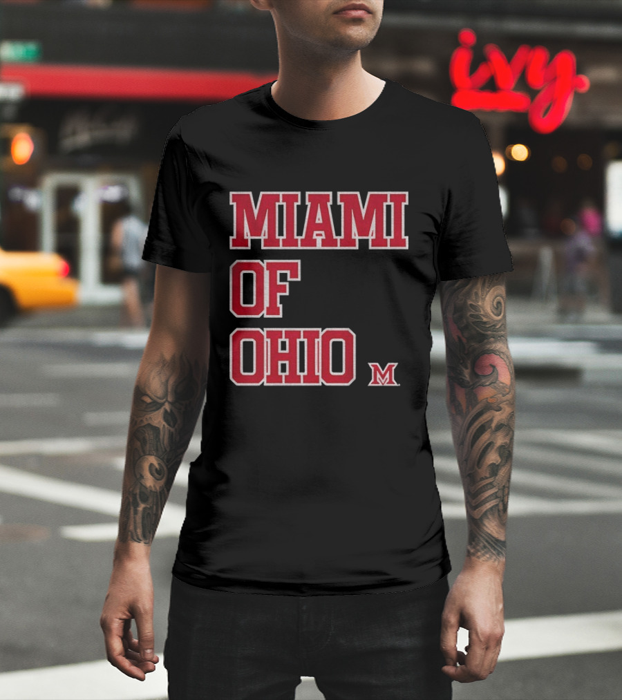 Miami Of Ohio RedHawks Basketball M T-Shirt